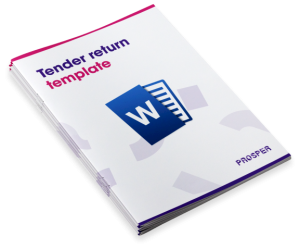 Tender Return Template | Prosper